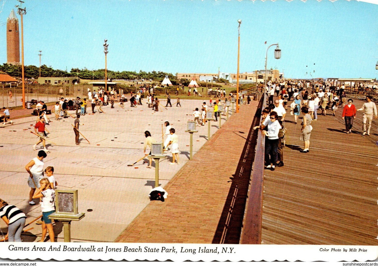 New York Long Island Jones Beach State Park Games Area and Boardwalk ...