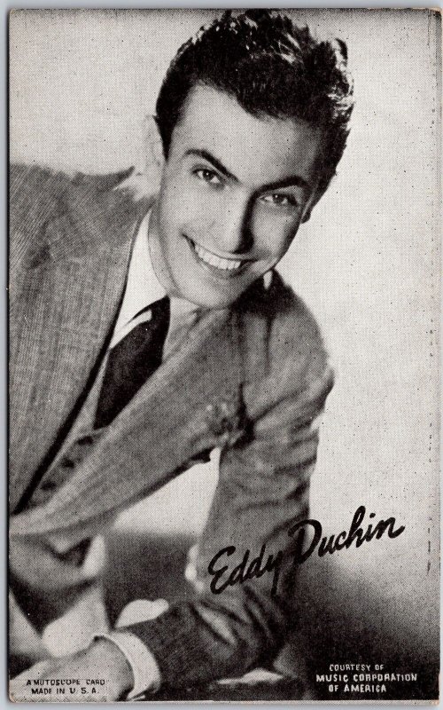 Eddy Duchin Courtesy Of Music Corporation Of America Mutoscope Arcade ...