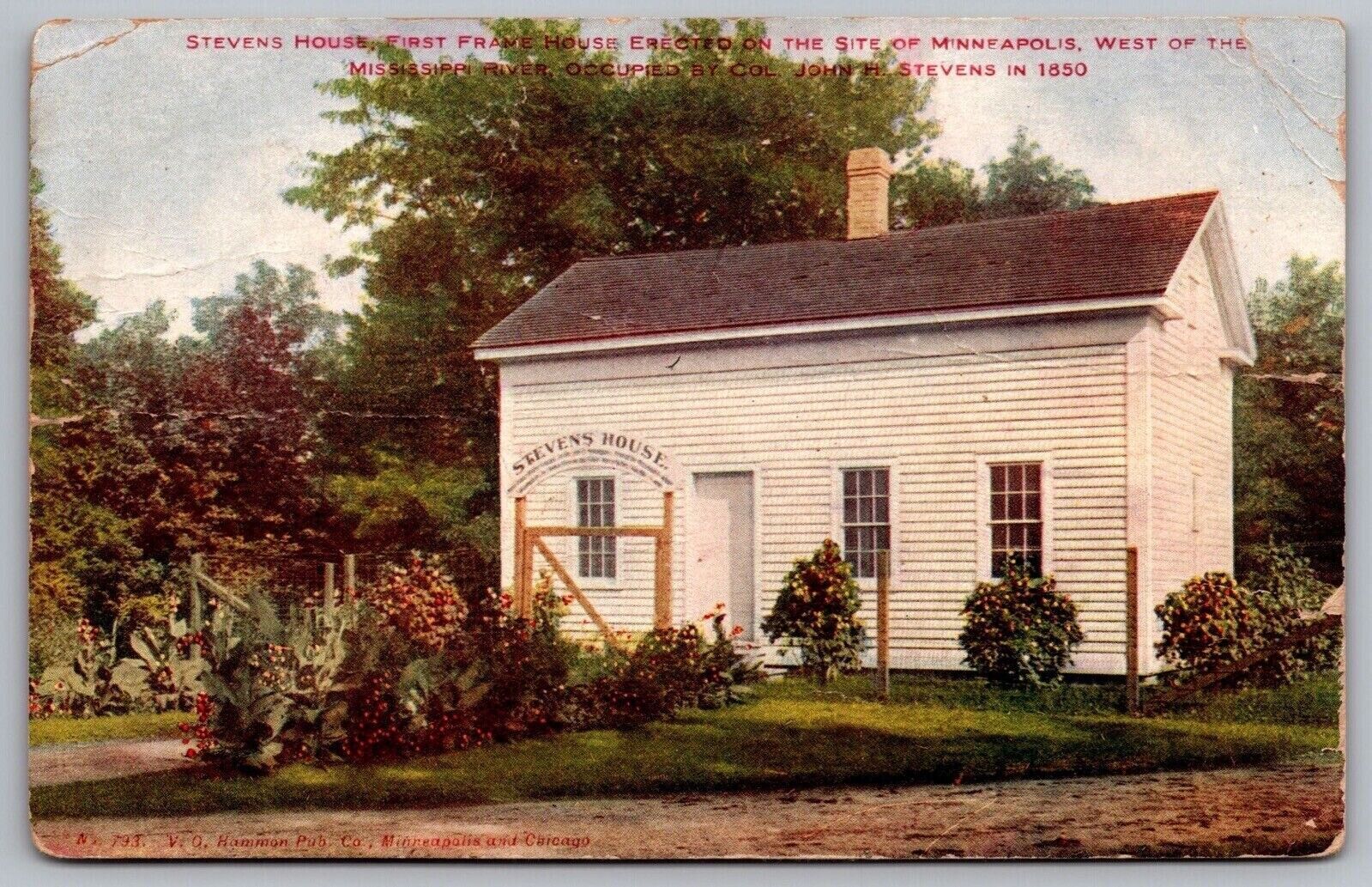 Stevens House First Frame Home Minneapolis Colonel John H Historical ...