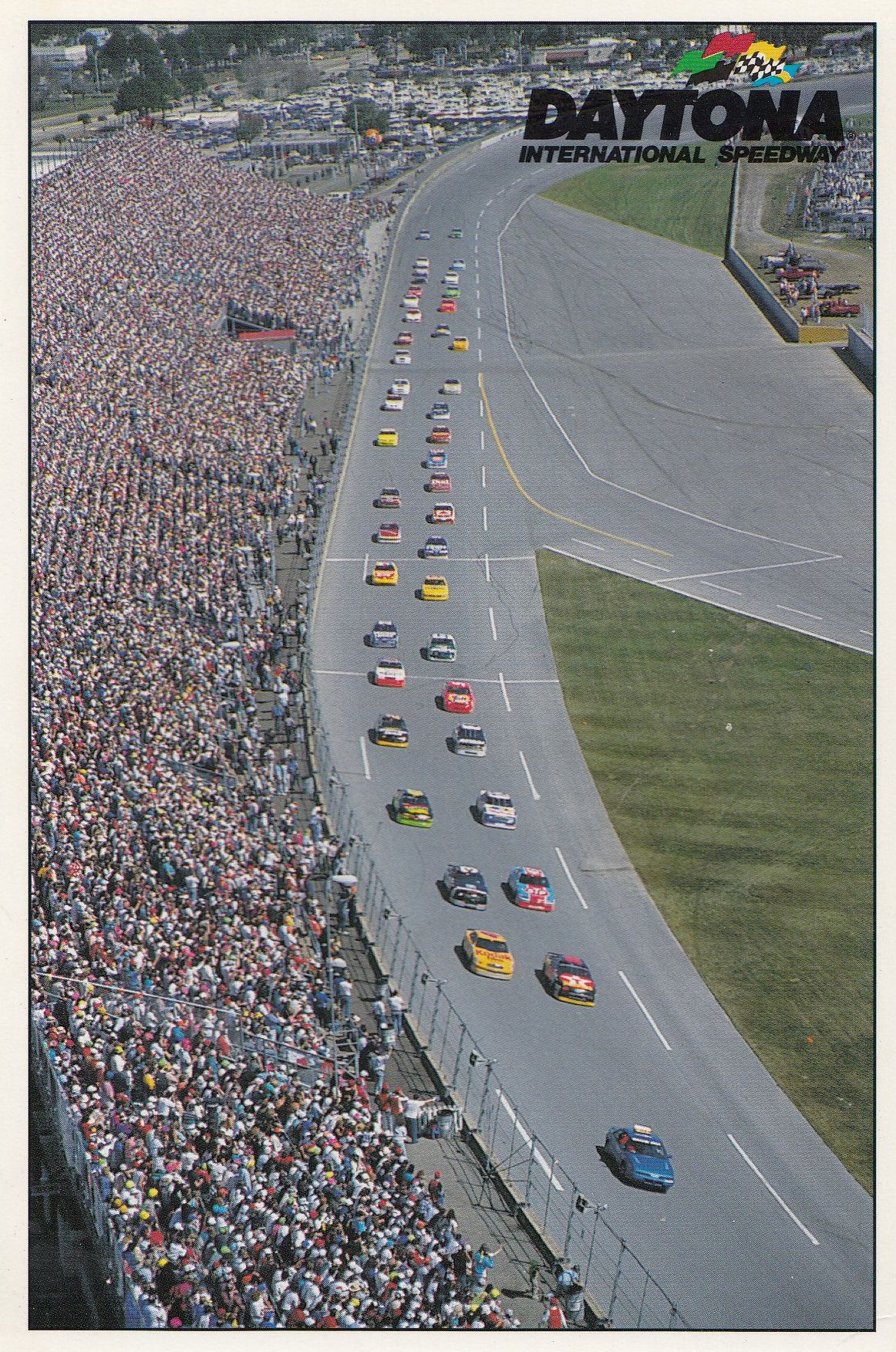 Daytona International Speedway Stadium Aerial Nascar Postcard | Topics ...