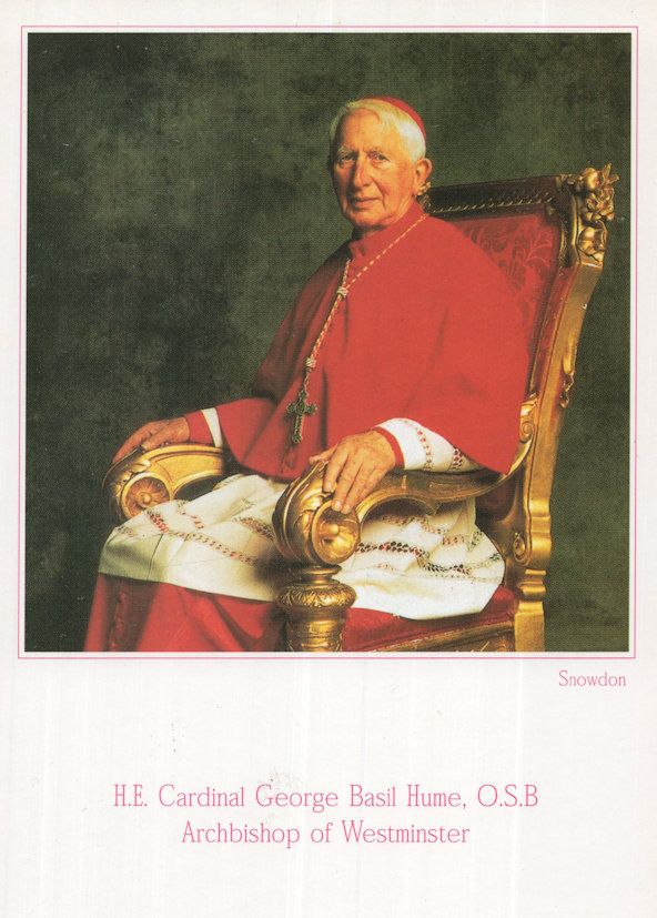 SS Cardinal George Basil Hume Archbishop Of Westminster Postcard ...