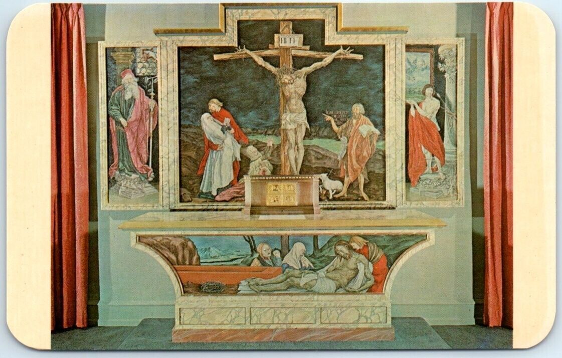 Reproduction of famous Grünewald Altar Painting, St. Joseph's Chapel ...