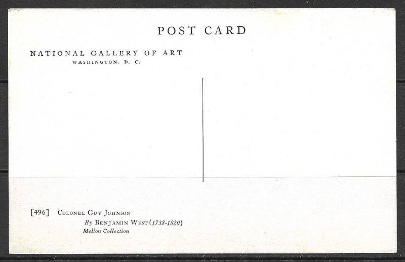 Washington, DC - National Gallery Of Art - Colonel Guy Johnson - [DC ...