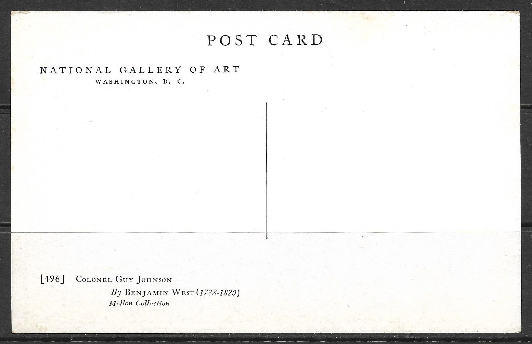 Washington, DC - National Gallery Of Art - Colonel Guy Johnson - [DC ...