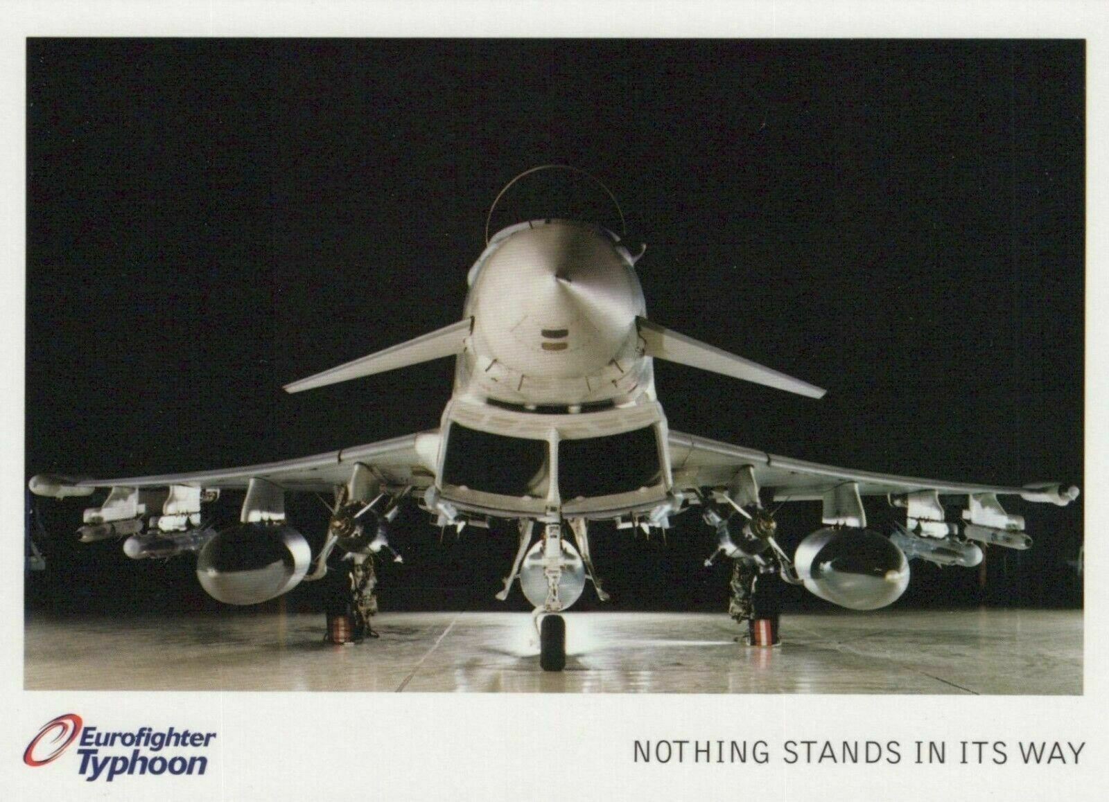 Military Aviation Postcard -Eurofighter Typhoon Aeroplane Weapons ...