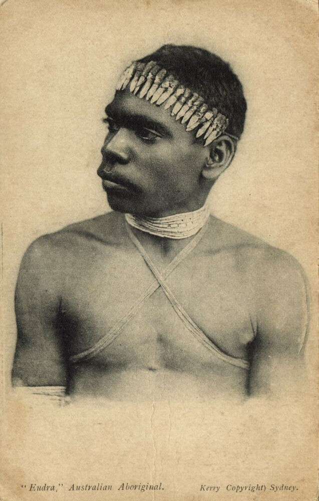 australia, Native Aboriginal Man "Eudra" (1900s) Postcard | Australia ...