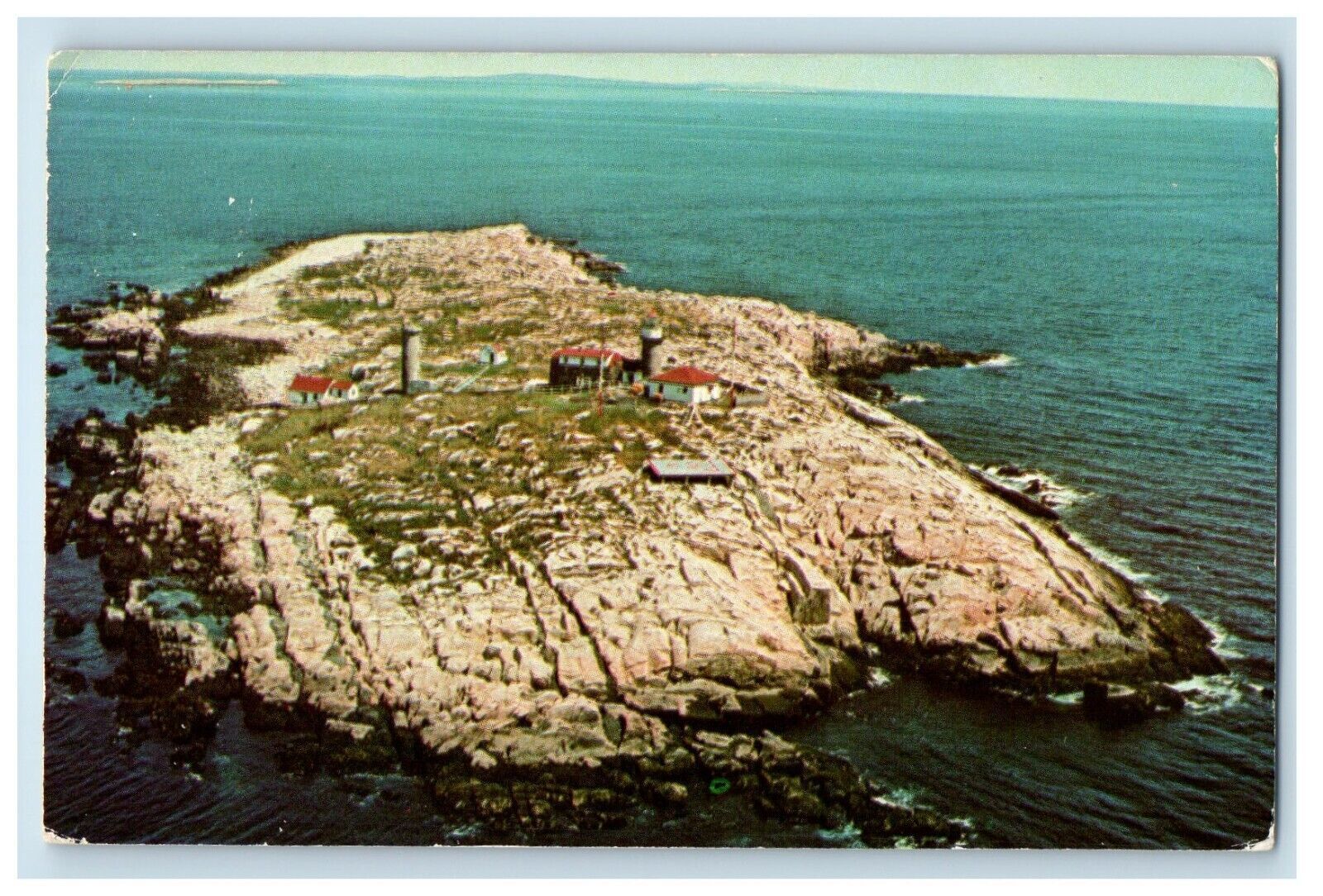 1973 Aerial View Of Matinicus Rock Coast Of Maine Rock Harbor ME ...