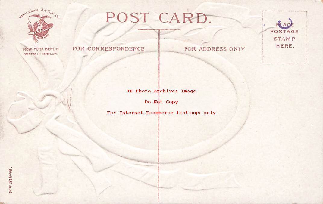 George Washington's Birthday, IAP No 51646-5, Patriotic Ribbon, Oval ...