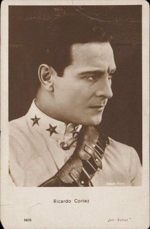 Ricardo Cortez actor movie star film actors / HipPostcard