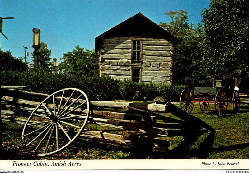 Indiana Nappanee Amish Acres Pioneer Log Cabin | United States ...