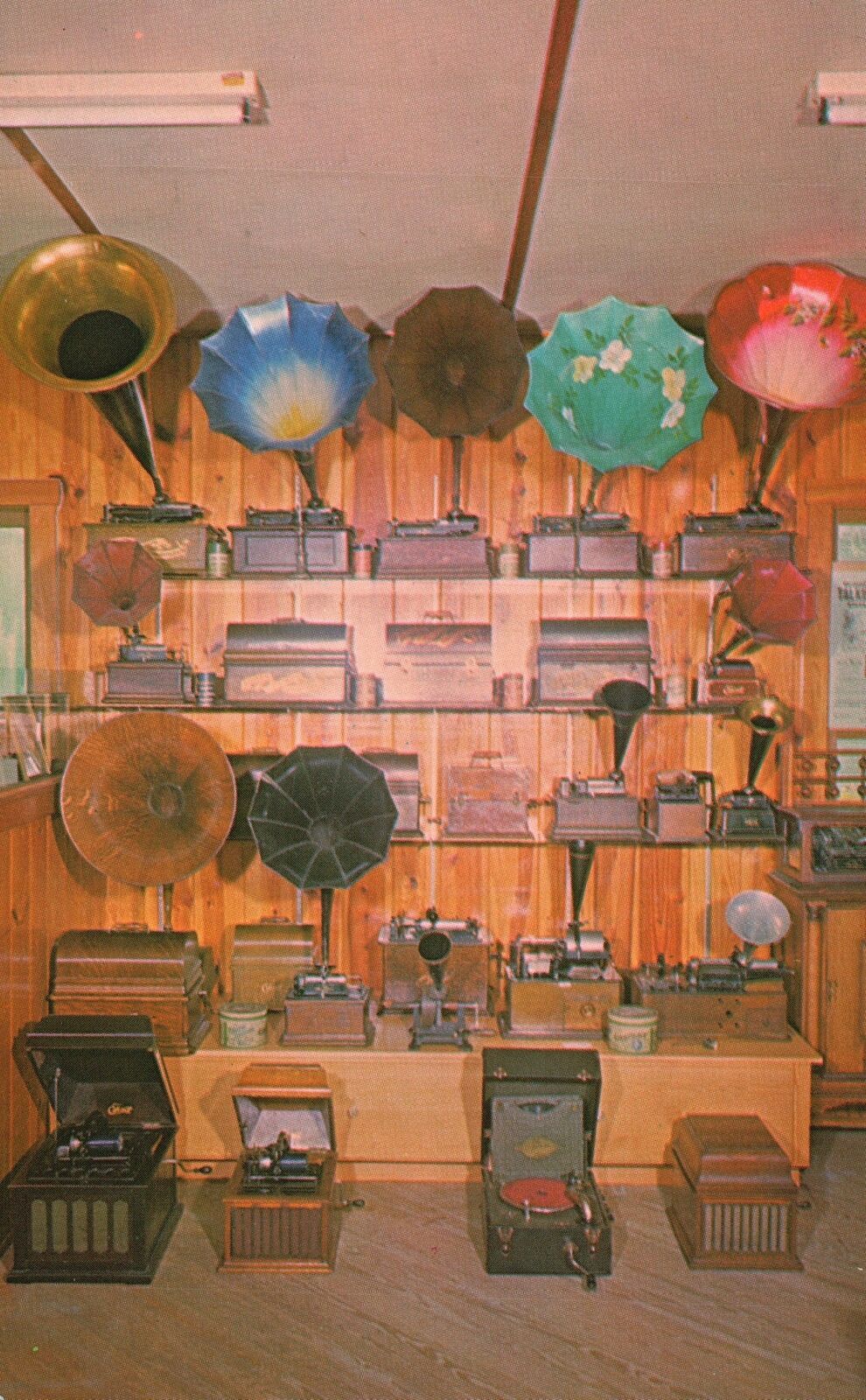 Vintage Postcard Edison's Early Cylinder Phonographs at His Home Fort ...