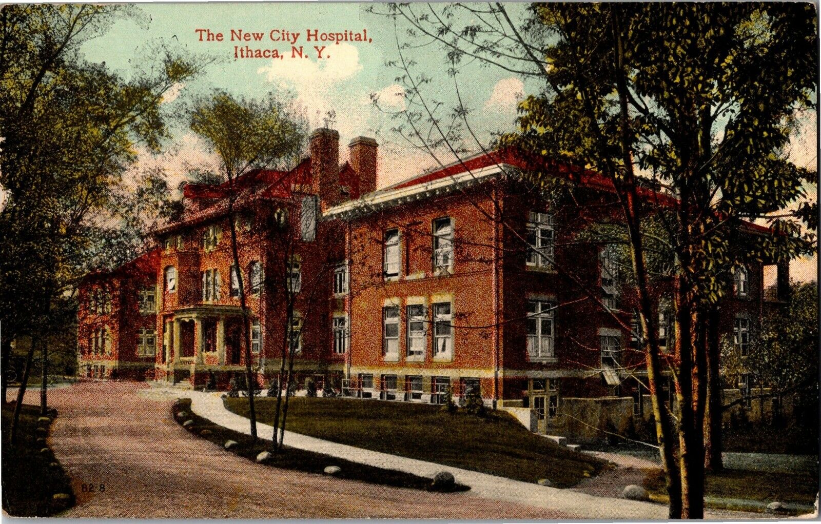 The New City Hospital, Ithaca New York c1915 Vintage Postcard N17 ...