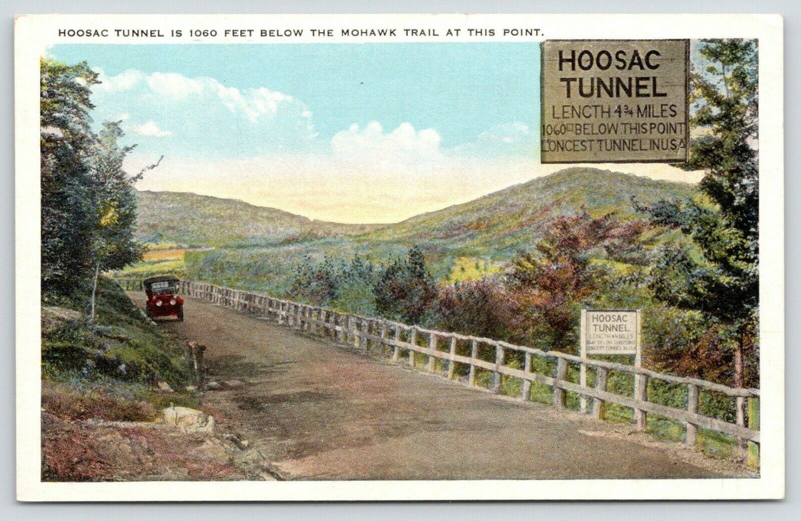 North Adams Massachusetts~Hoosac Tunnel on Mohawk Trail~Longest Tunnel ...