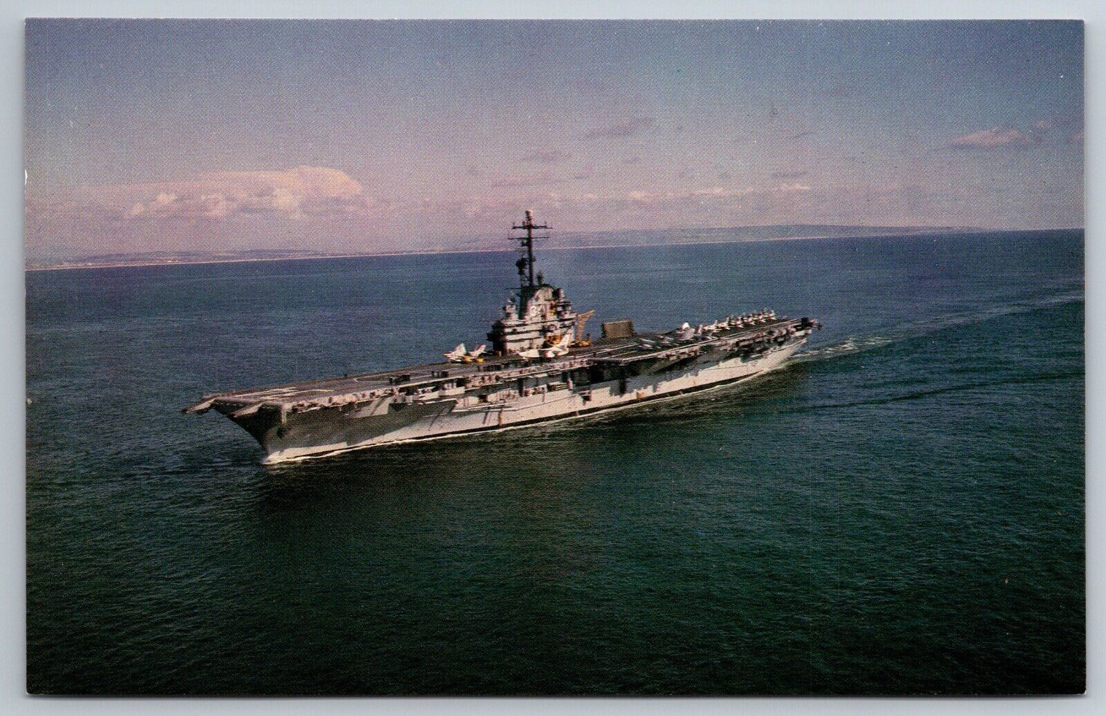 USS Oriskany CVA 34 Navy Hancock Class Aircraft Carrier Photo Postcard ...
