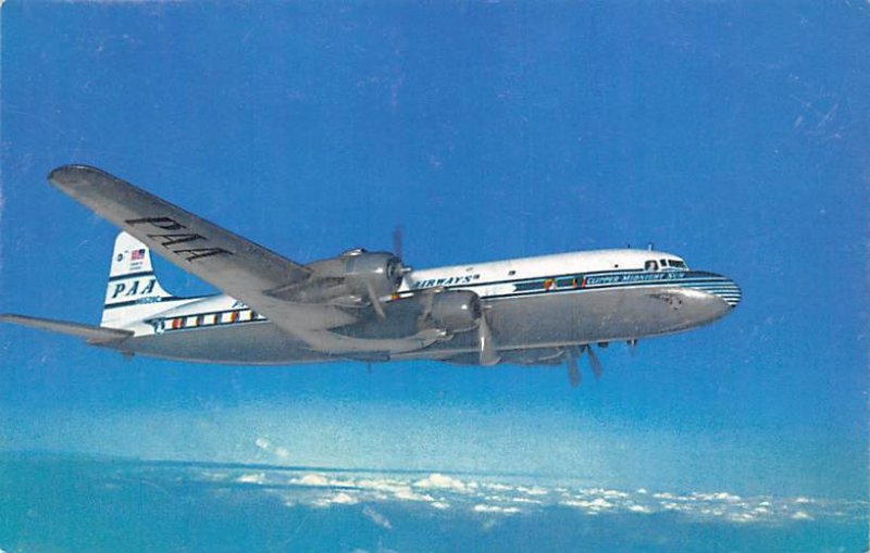 PAA's super six clipper Pan American world Airways Airplane Unused ...