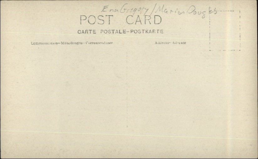 Actress Ena Gregory Marion Douglas Autograph as Eva Douglas c1910 RPPC ...