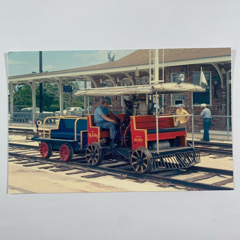 Postcard Railroad Train Gold Coast Ugly Duckling Standard Gauge Steamer ...