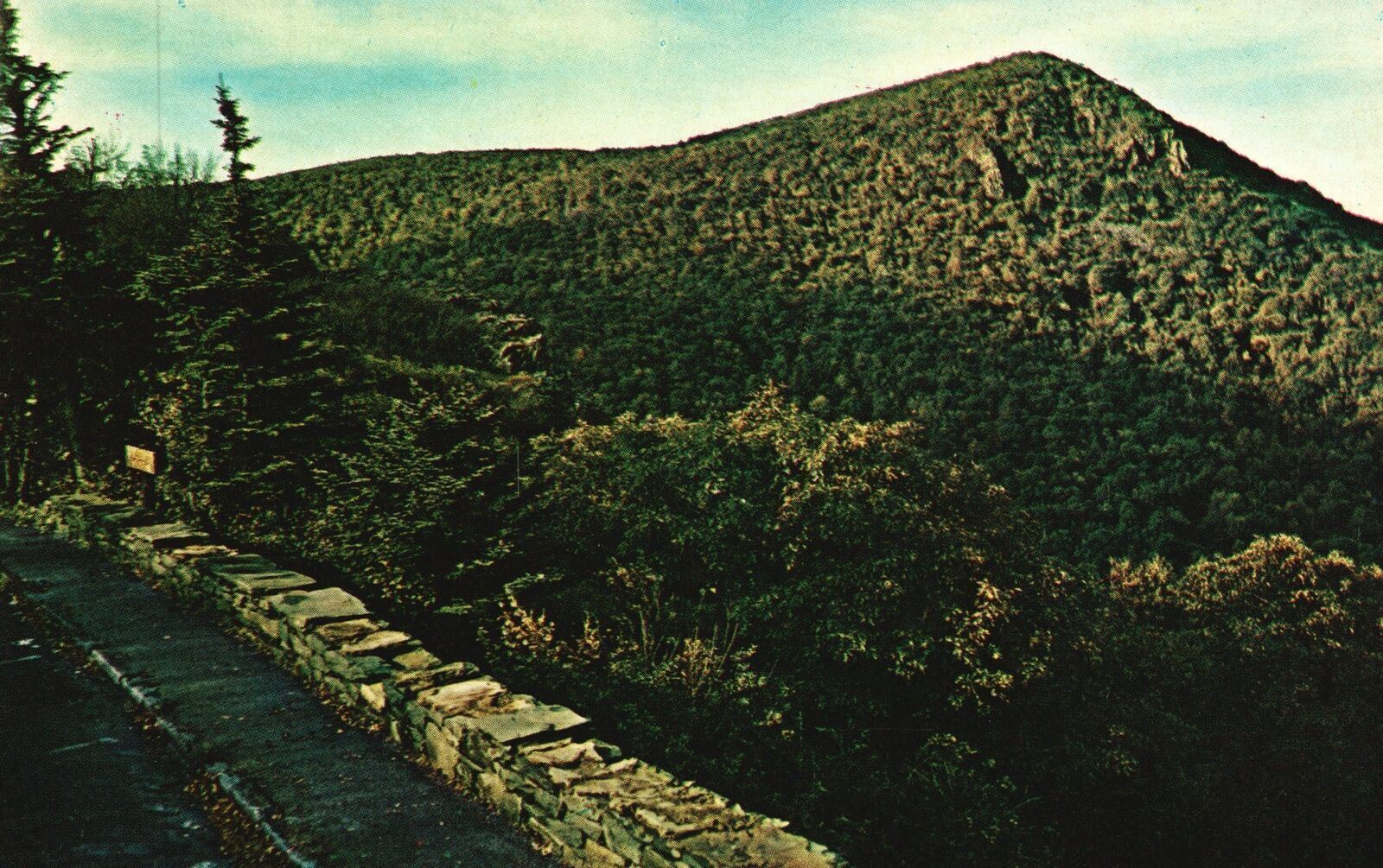 Postcard Hawk Bill Mountain Highest Elevation Shenandoah National Park ...