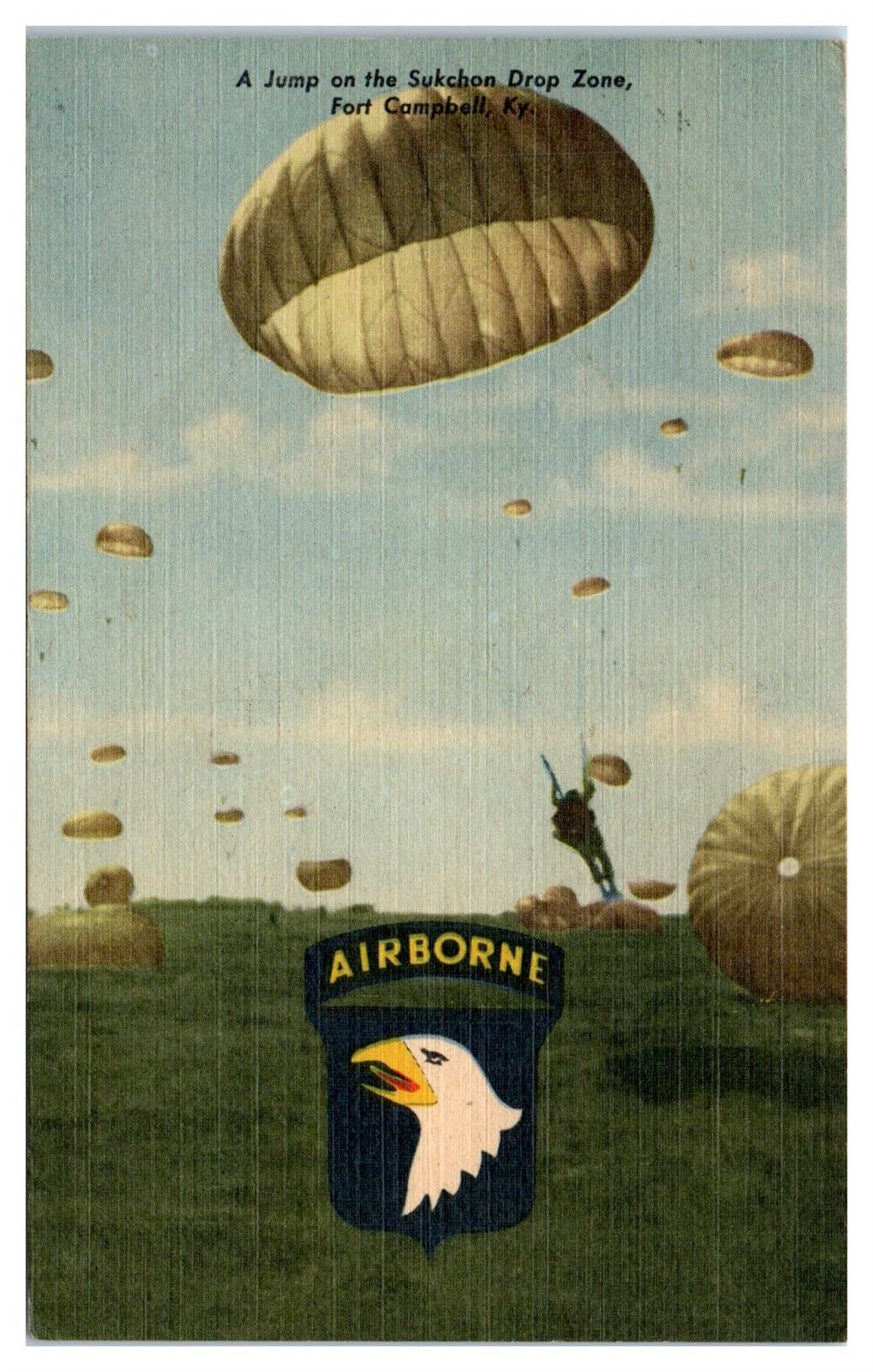 1960 US Army Airborne, Sukchon Drop Zone Jump, Fort Campbell, KY ...
