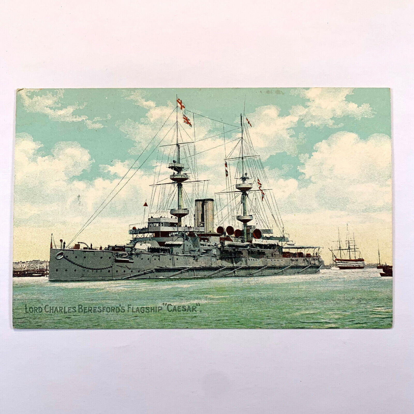 Postcard Ship battleship United Kingdom UK Lord Charles Beresford ...