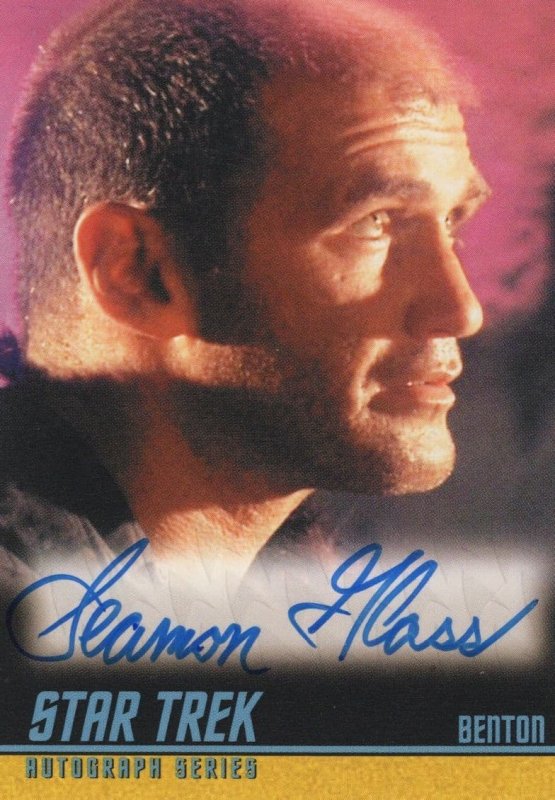 Seamon Glass Star Trek Original Series FIRST Episode Autograph Card ...