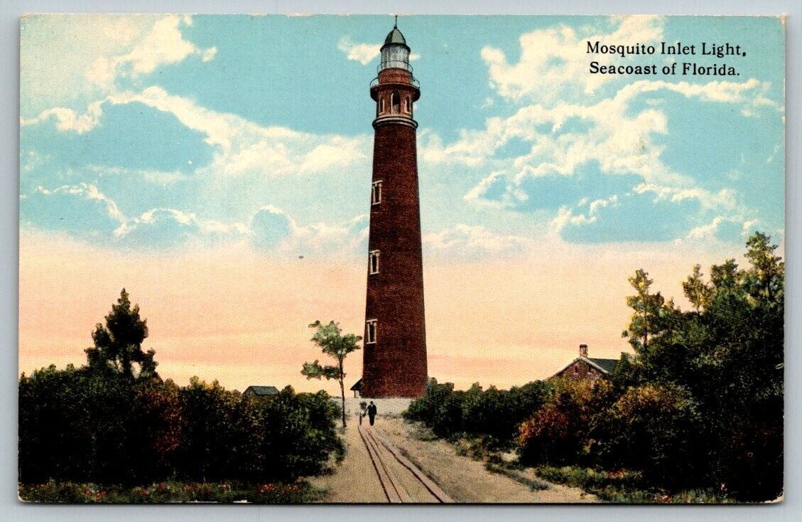 Mosquito Inlet Lighthouse Seacoast of Florida Postcard | United States ...