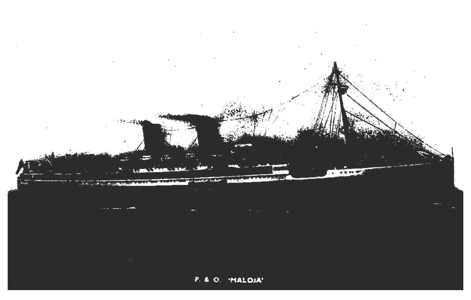 P & O Maloja | Topics - Transportation - Other / Unsorted, Postcard ...