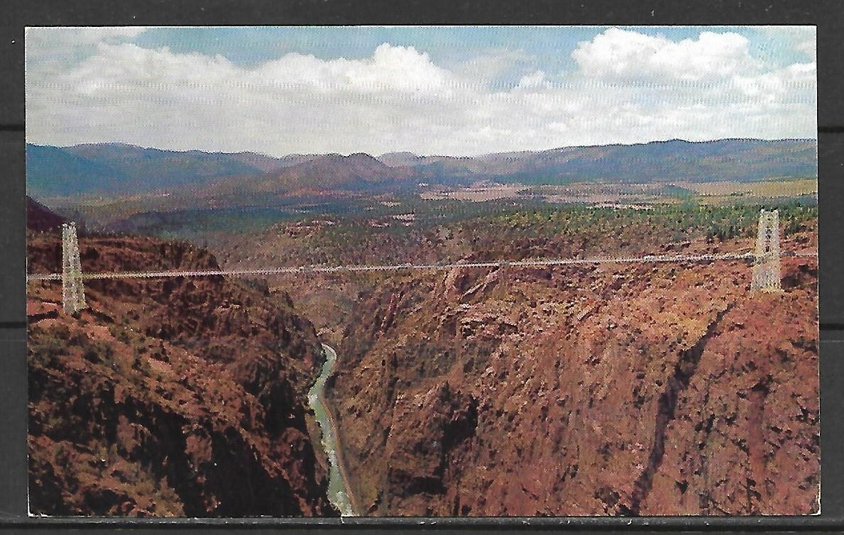Colorado - Royal Gorge Suspension Bridge - [CO-392] | United States ...