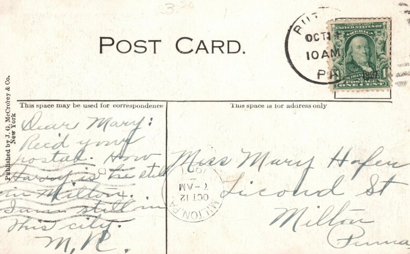 Vintage Postcard 1907 State Court House Building Butler Pennsylvania By ...