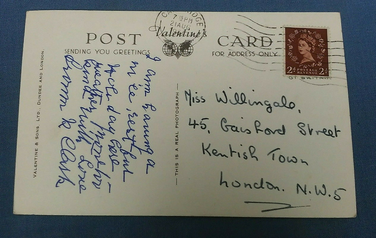 Vintage Real Photo Multiview Postcard Cambridge Postmarked 1954 G1A ...