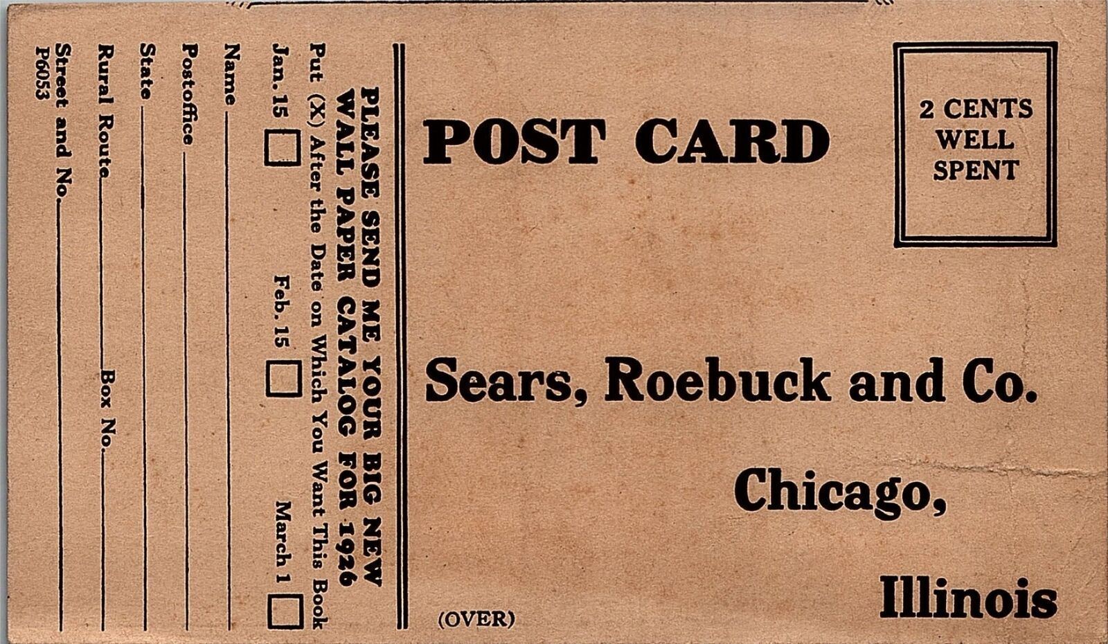 1926 Sears Roebuck and CO Chicago Wall Paper Catalog Advertising ...