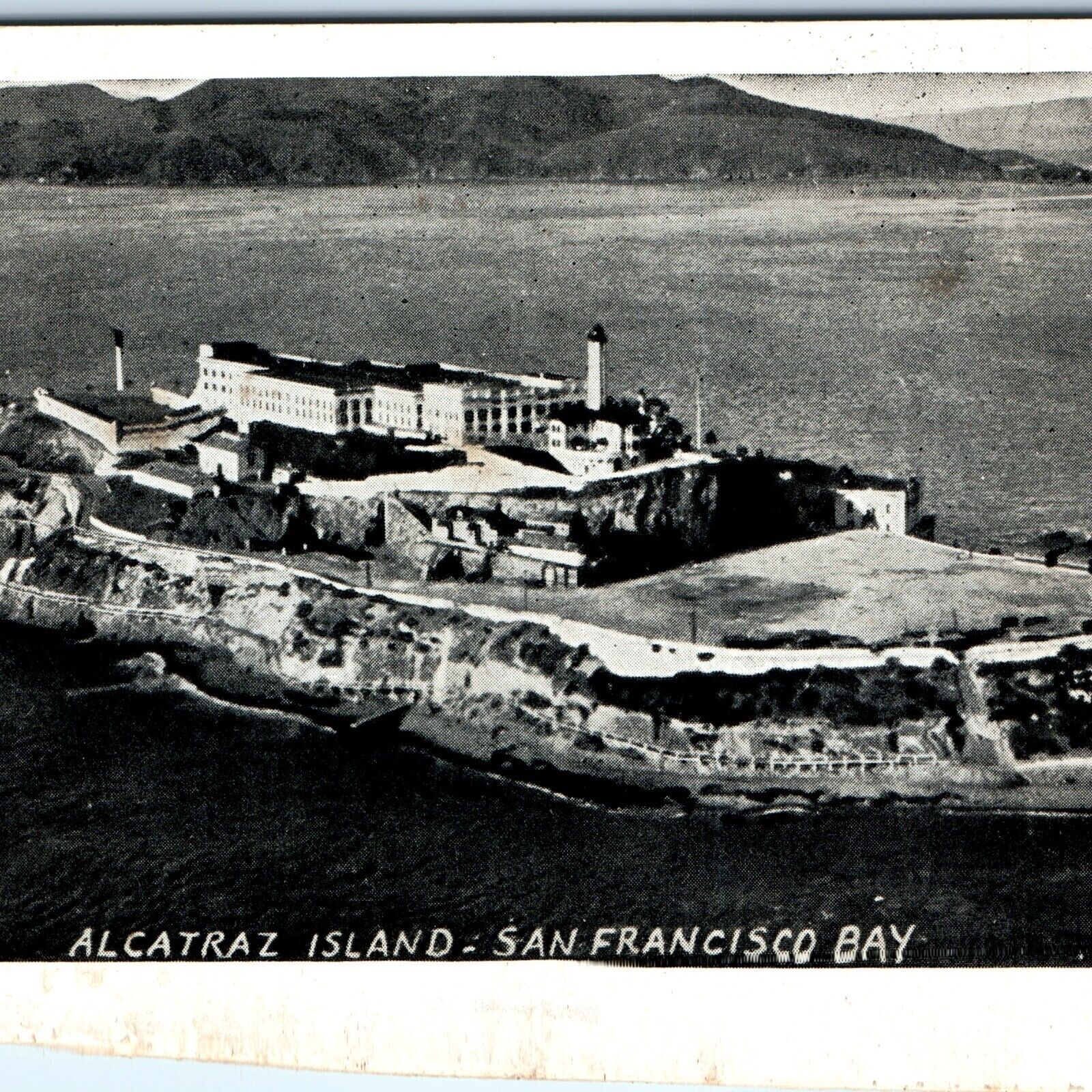 1938 San Francisco, CA Bay Alcatraz Island JC Bardell Mini Postcard ...
