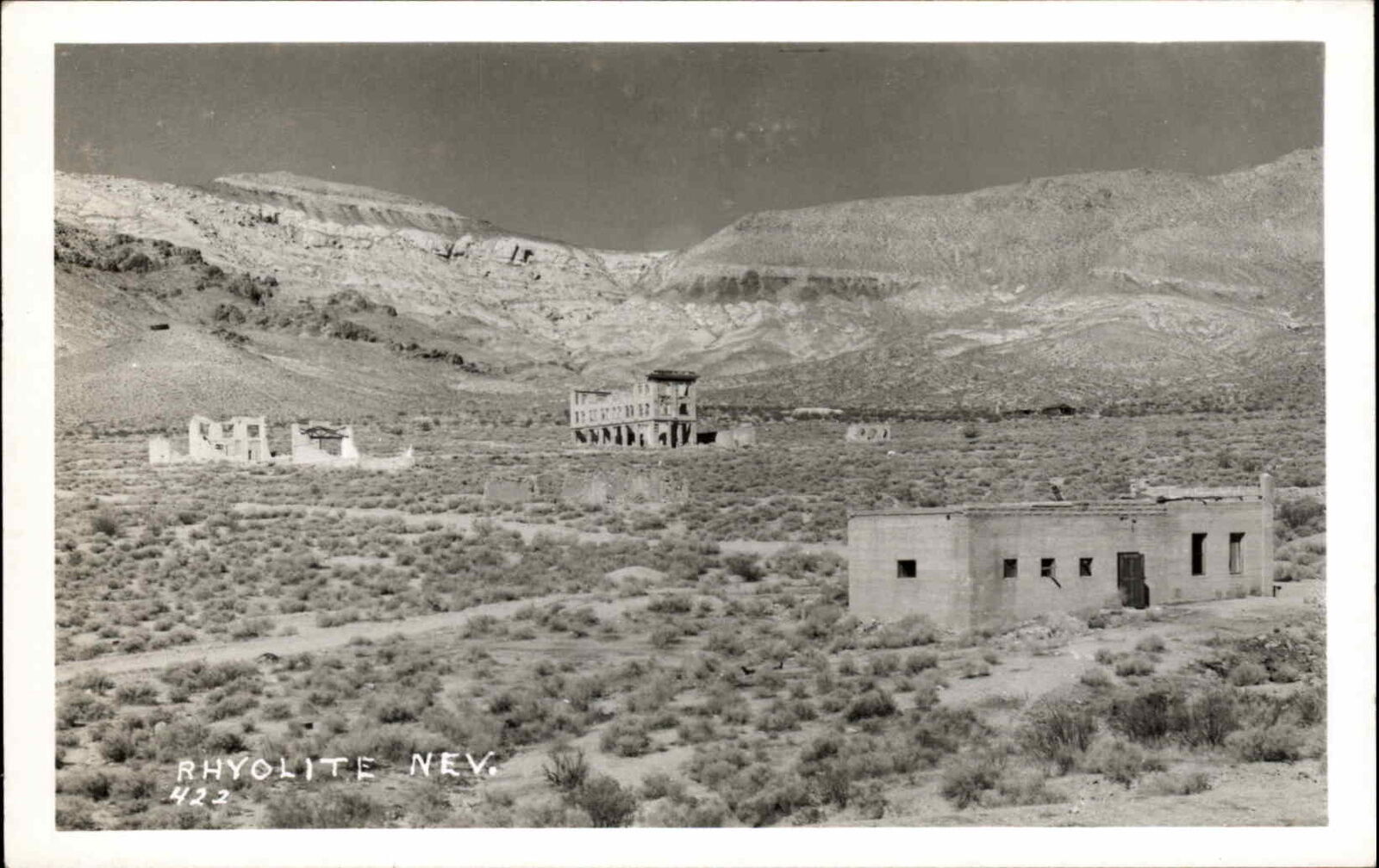 Rhyolite Nevada NV Ghost Town Real Photo Vintage Postcard | United ...