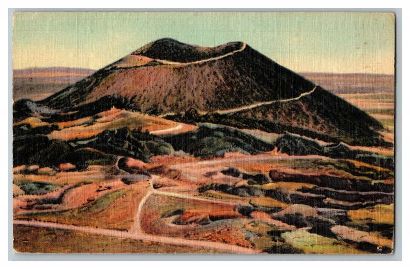 Mt. Capulin Extinct Volcano Raton New Mexico Vintage Standard View ...