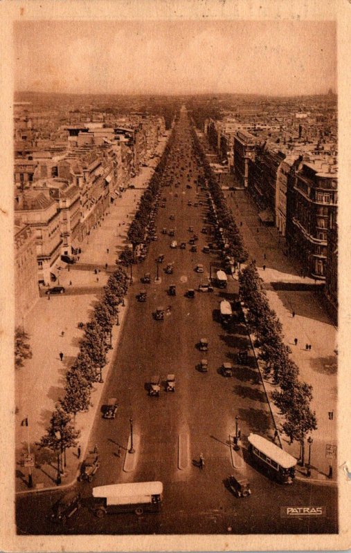 France Paris Avenue des Champs-Elysees 1931 | Europe - France - Ile-de ...