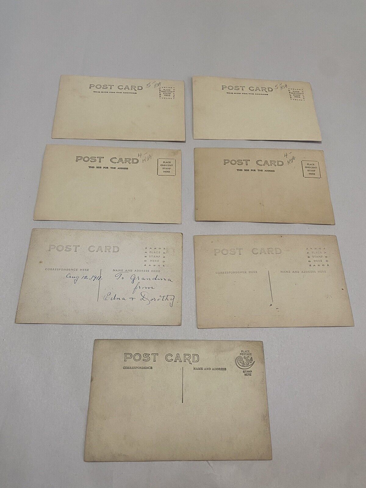 Rare Unique Lot of RPPC Vintage Real Picture Postcards Collector's Lot ...