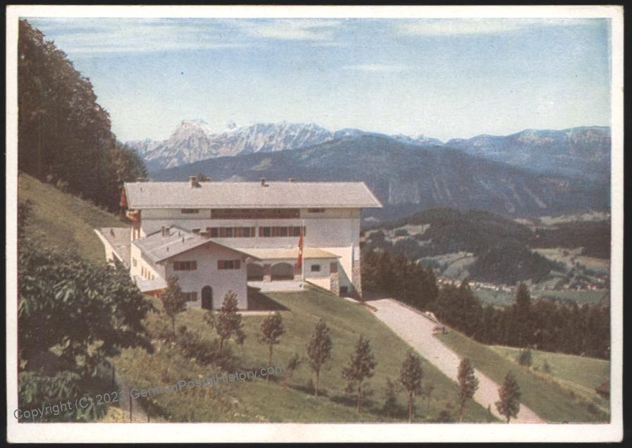 3rd Reich Germany Hitler Berghof Wachenfeld Obersalzburg House Hoffmann ...