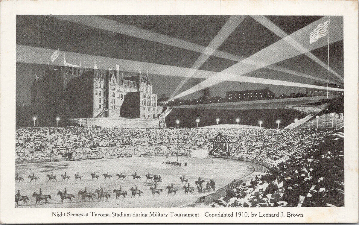 Tacoma Stadium Military Tournament WA Night Leonard Brown UNUSED ...