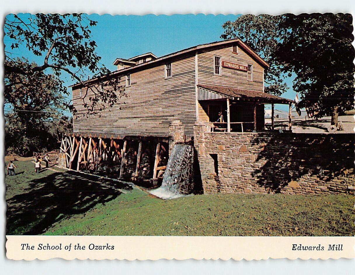 Postcard Edwards Mill, The School Of The Ozarks, Point Lookout ...