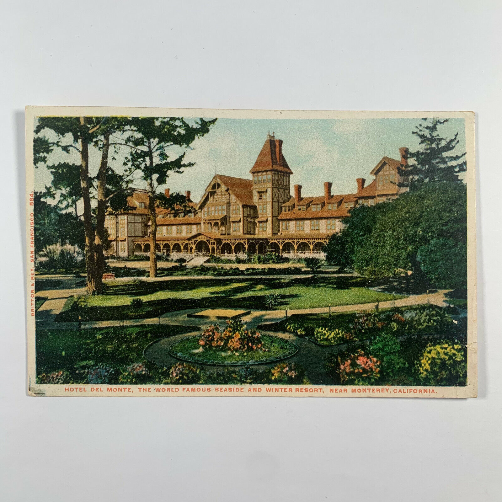 Postcard California Monterey CA Hotel Del Monte Herrmann Hall Undivided ...