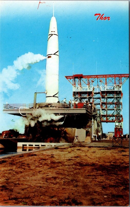 PC USAF SM-75 Douglas Thor Missile Test Center Patrick Air Force Base ...