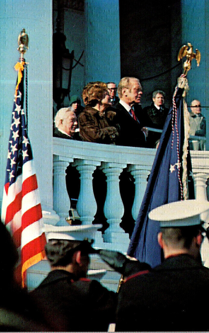 President and Mrs Gerald Ford At The Carter Inauguration 20 January ...