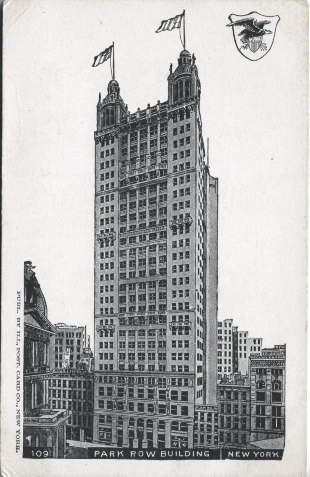 Park Row Building ~ New York NY Manhattan Vintage Postcard | United ...