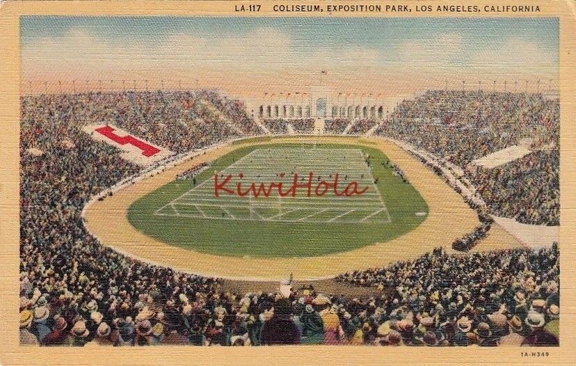 Postcard Coliseum Exposition Park Los Angeles CA | United States ...