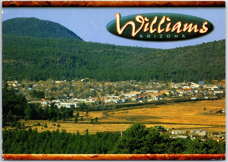 Vintage Continental Size Postcard Horizon View of Williams Arizona ...
