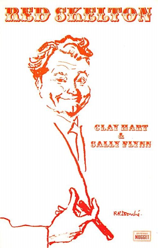 Red Skelton Clay Hart and Sally Flynn View Postcard Backing | Topics ...