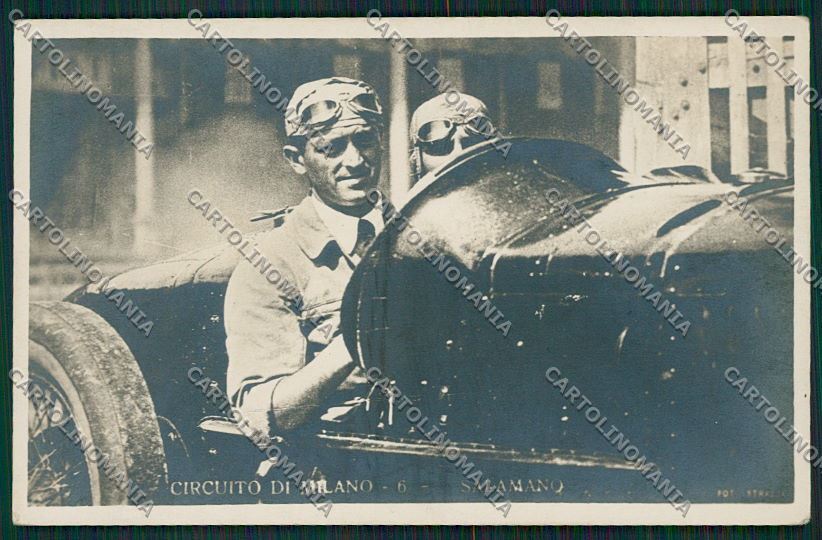 Milano Monza Automobilismo Racing Car Salamano Foto cartolina QQ8386 ...