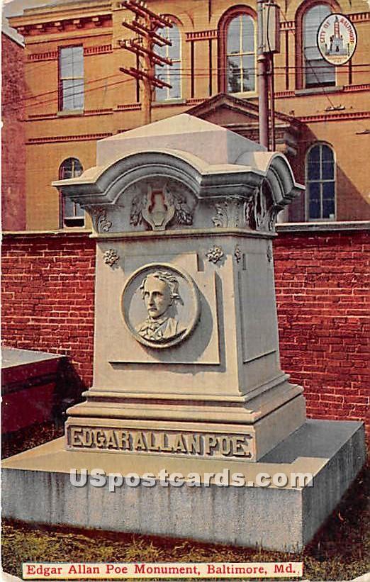 Edgar Allan Poe Monument - Baltimore, Maryland MD | United States ...