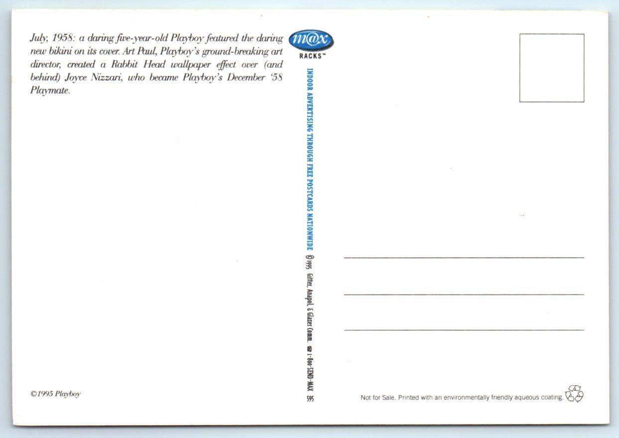 PLAYBOY MAGAZINE ~ Model JOYCE NIZZARI 1958 Playmate ~1995 ~ 4"x6" Postcard | Other / Unsorted ...