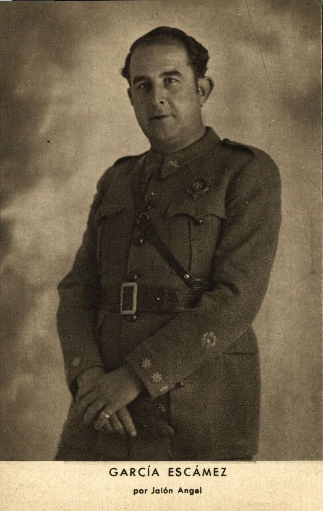 Spanish Civil War, Spanish Nationalist General Francisco García-Escámez ...